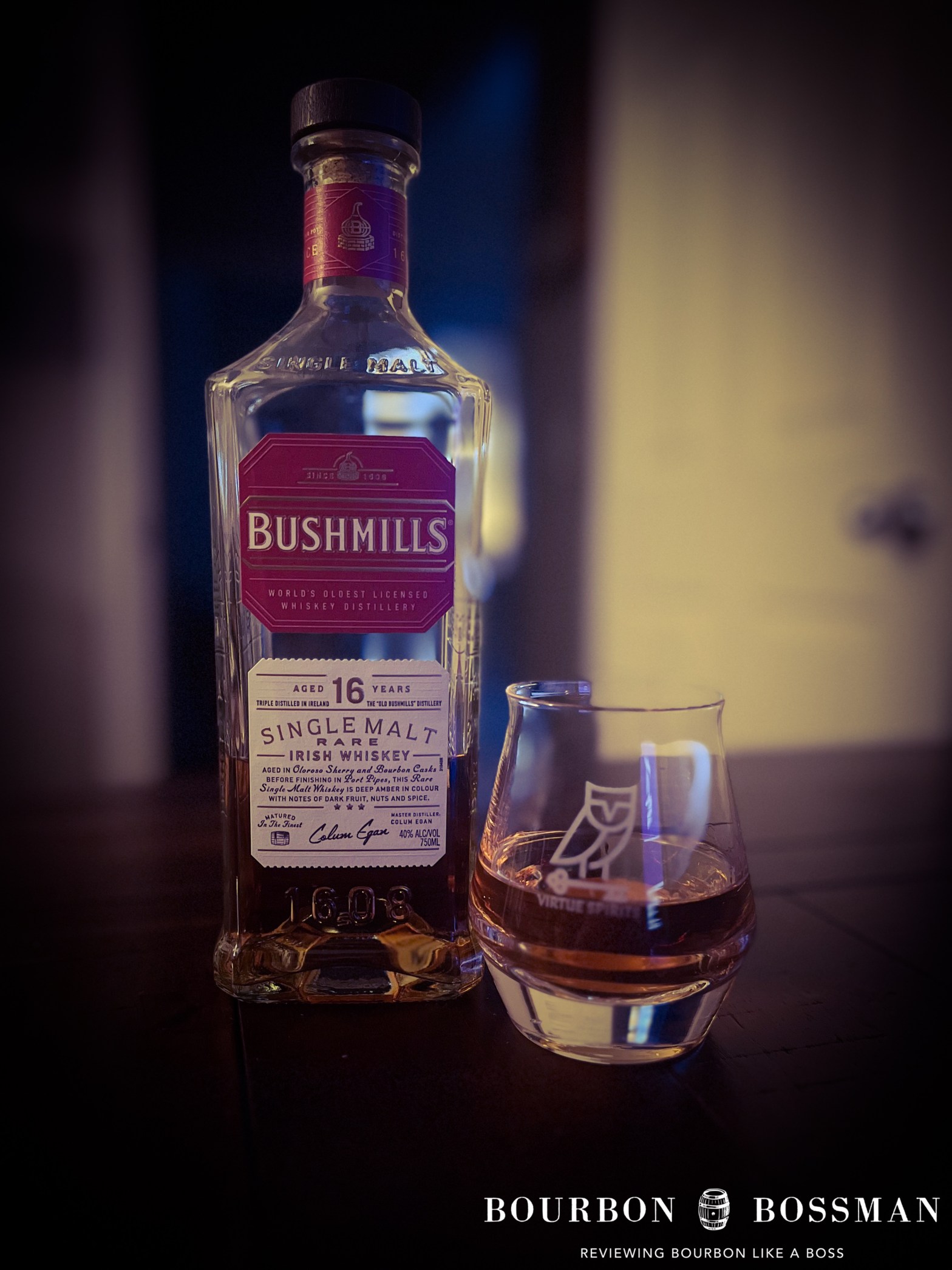 Review of Bushmills 16 Year Single Malt Irish Whiskey – Bourbon Bossman®