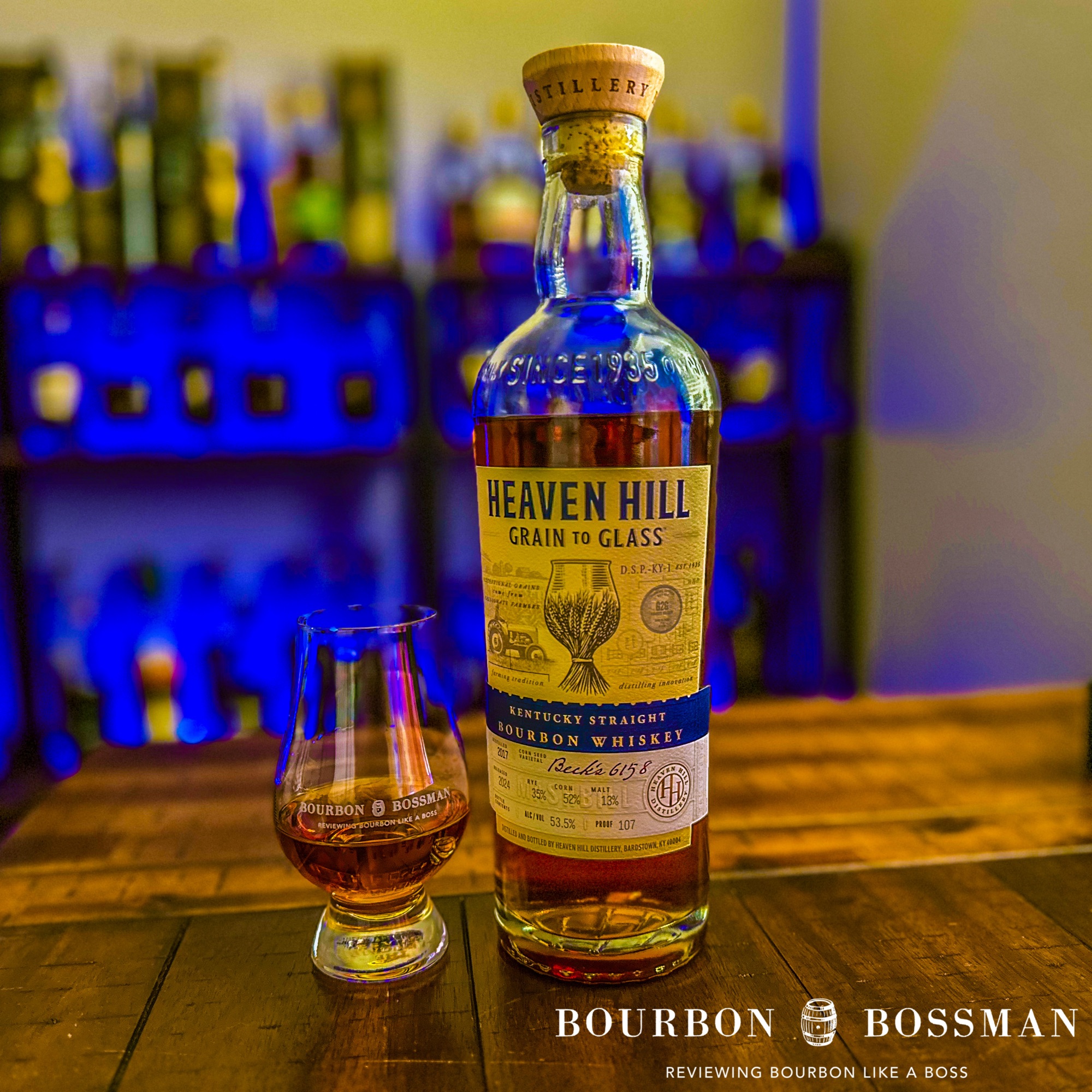 Review of Heaven Hill Grain to Glass Kentucky Straight Bourbon Whiskey ...